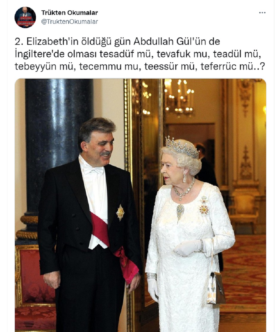 İkinci Elizabeth Öldüğü Gün Abdullah Gül'ün İngiltere'de Ne İşi Vardı ...